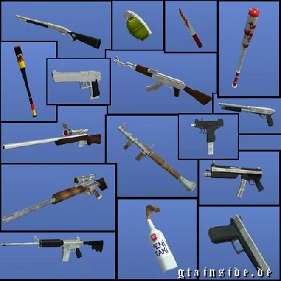 Mega Gun Pack (Chrom) - GTA 4
