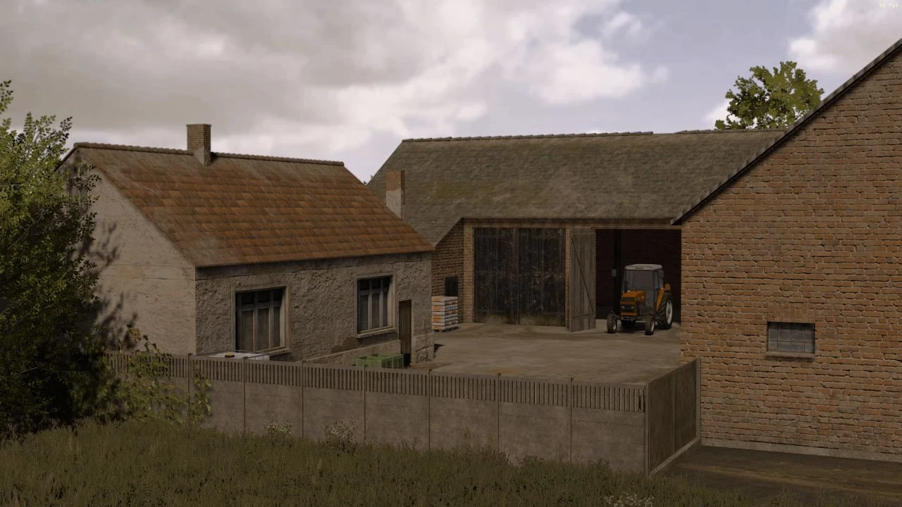 Brick Farm With Cows v 1.0 - FS 22