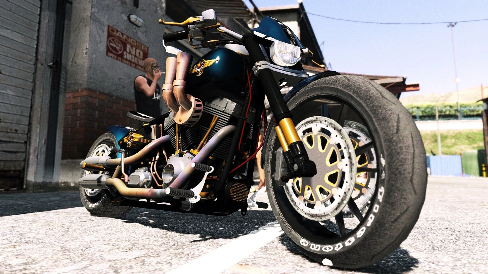 Harley-Davidson Fat Boy Lo Racing Bobber Lost MC Custom 1.1 - GTA 5