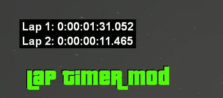Lap Timer mod - GTA 4