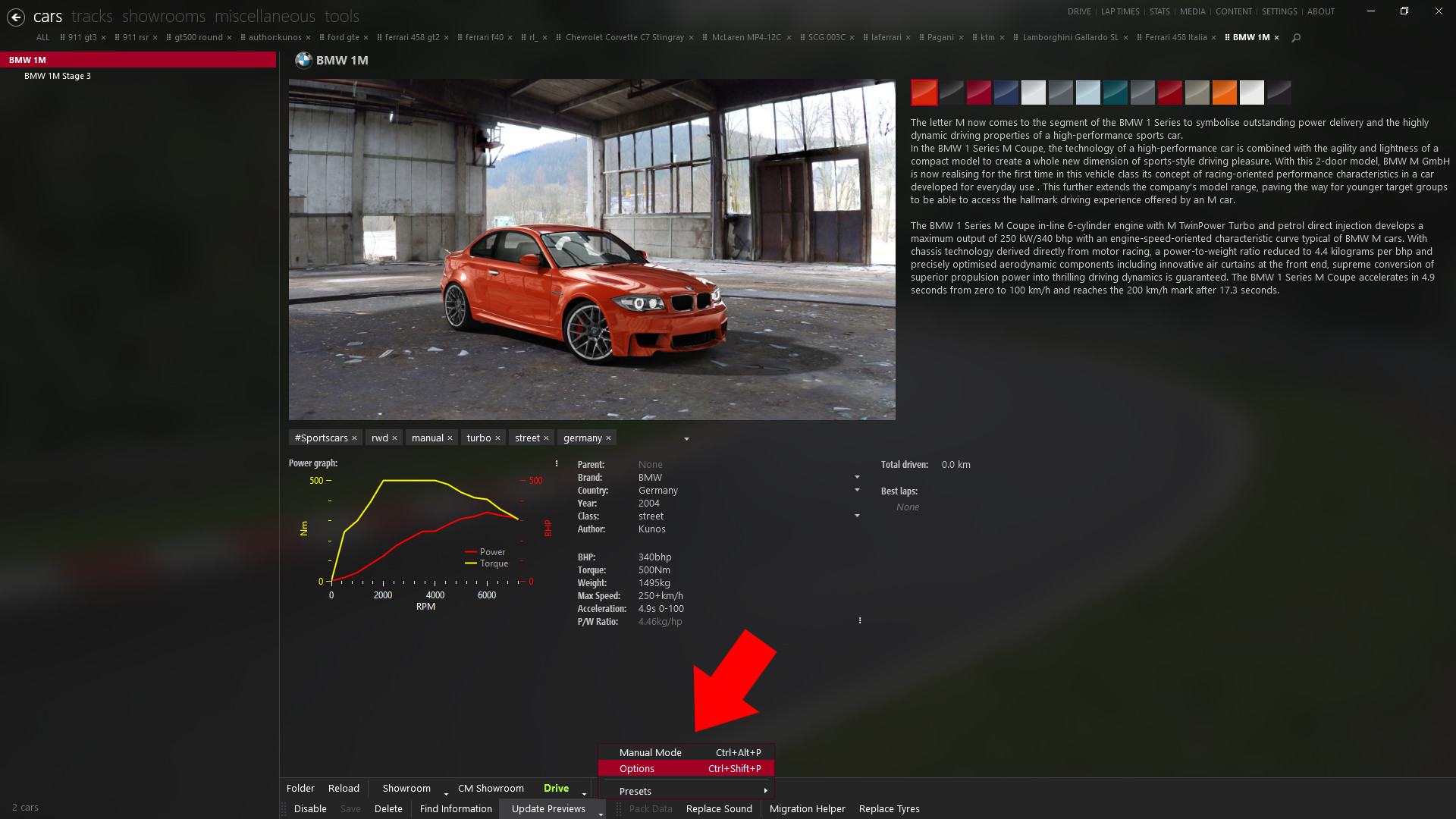 Showrooms and CM Presets Pack 1.0 - Assetto Corsa