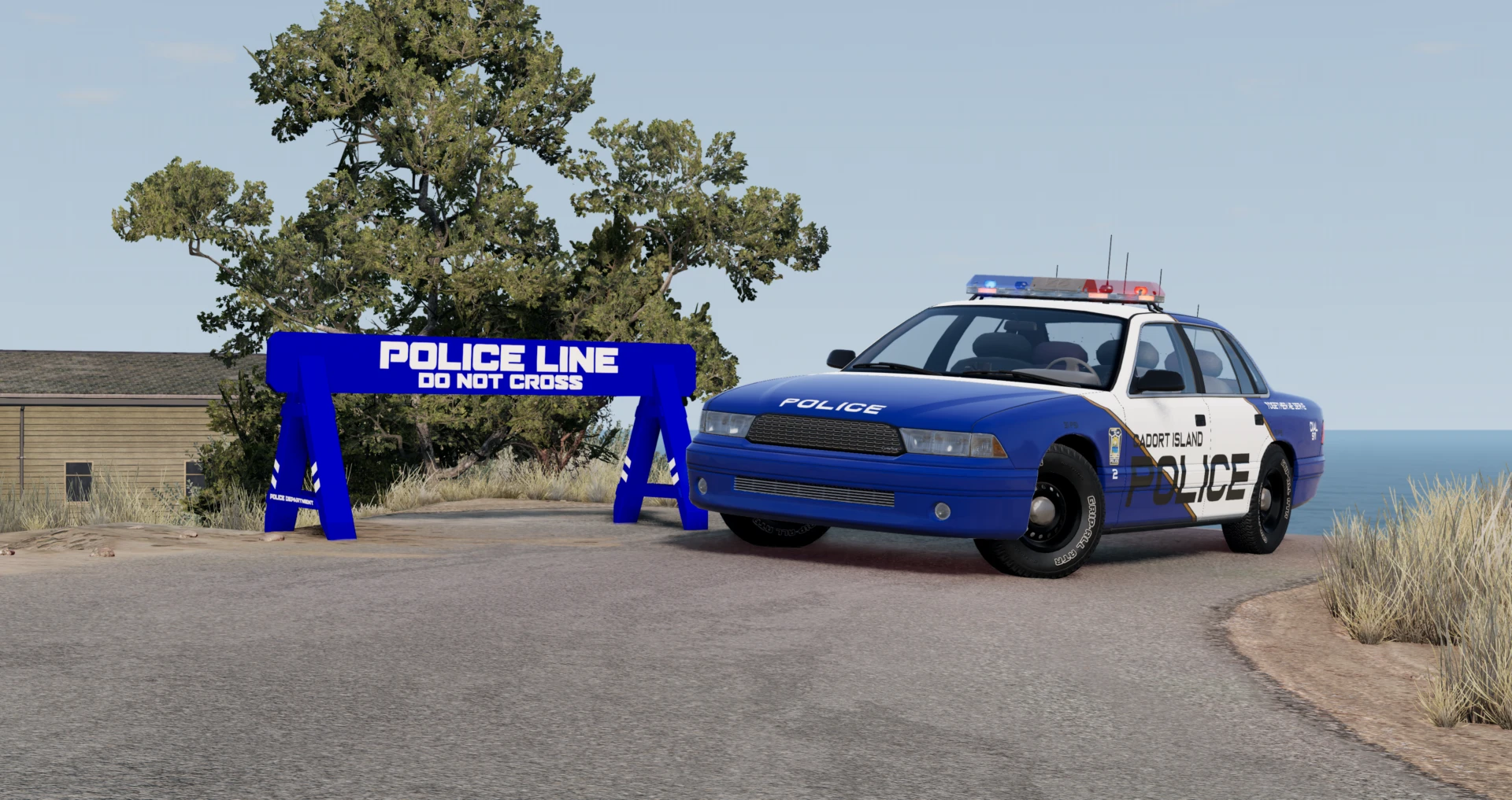 Modern Police Barrier v1.0 - BeamNG.drive