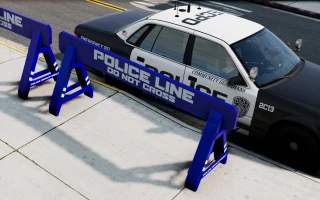Modern Police Barrier v1.0 - BeamNG.drive