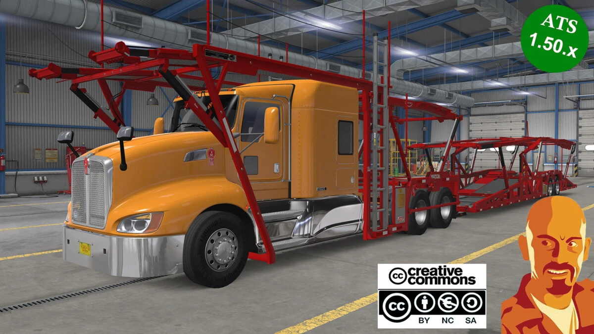 Kenworth T660 Car Hauler v1.1 - ATS
