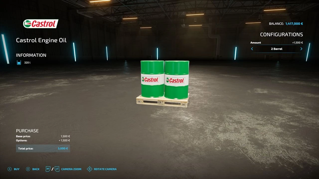 Castrol Oil Addon v 1.0 - FS 22