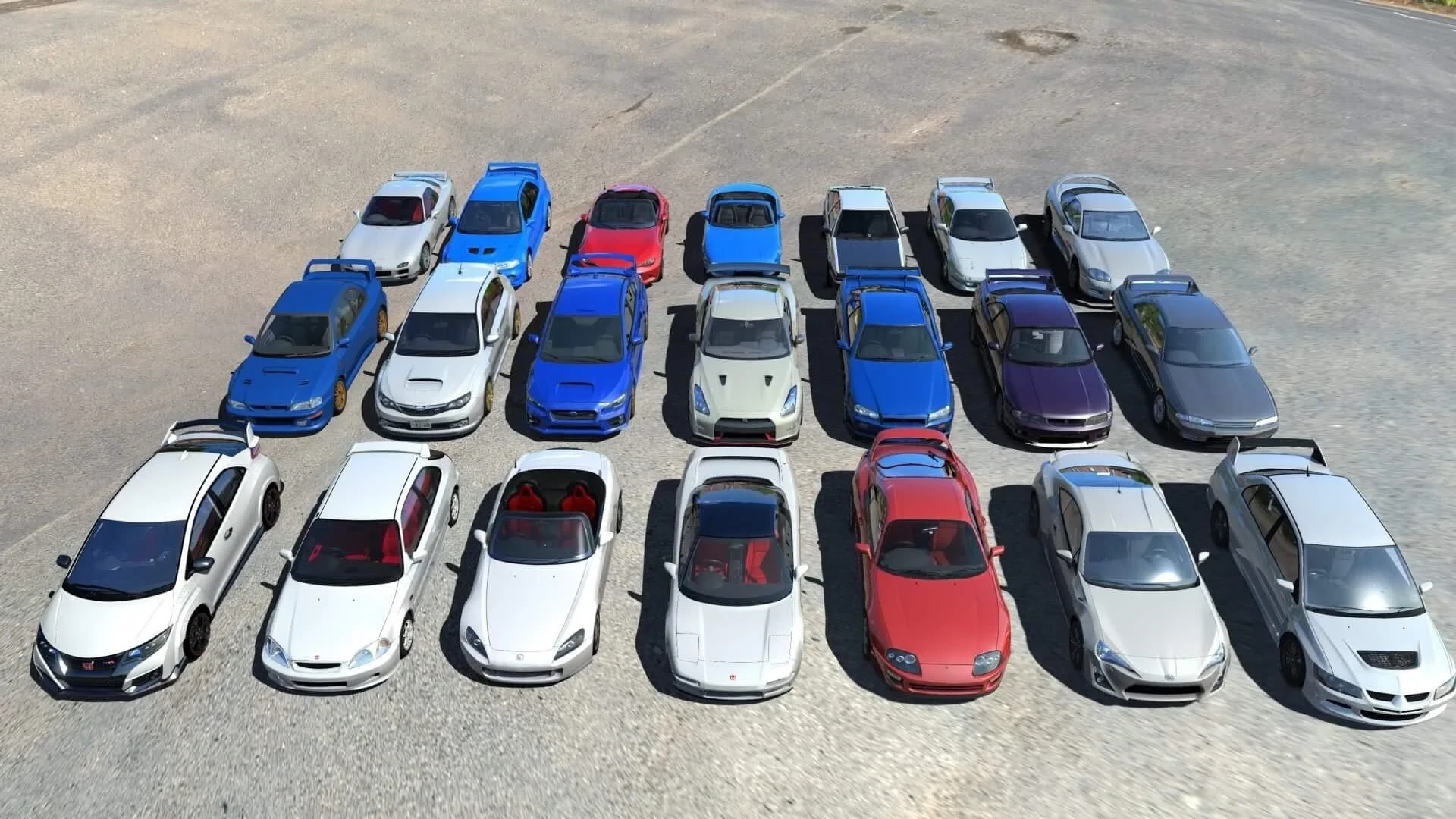 Pack JDM Car 21 Vehicles -ULTRA PACK- 1 - BeamNG.drive