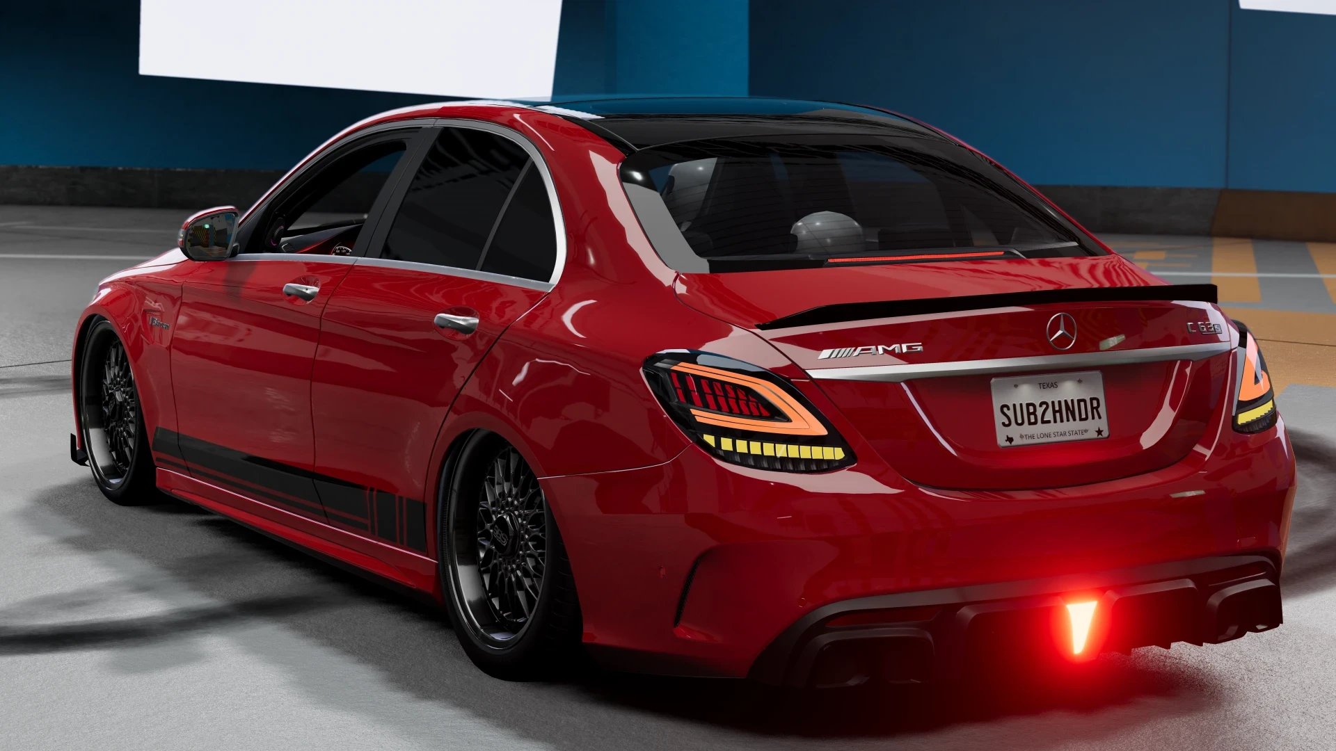 Mercedes-Benz AMG V8 C63S W205 HQ Revamp - BeamNG.drive