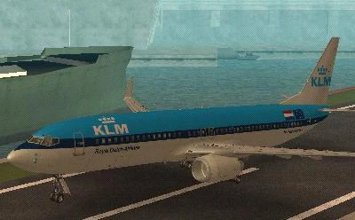 KLM Boeing 737 800 Skin - GTA: SA