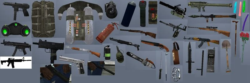 GTA San Andreas Weapons Mods, GTA SA Weapons - ModLand.net