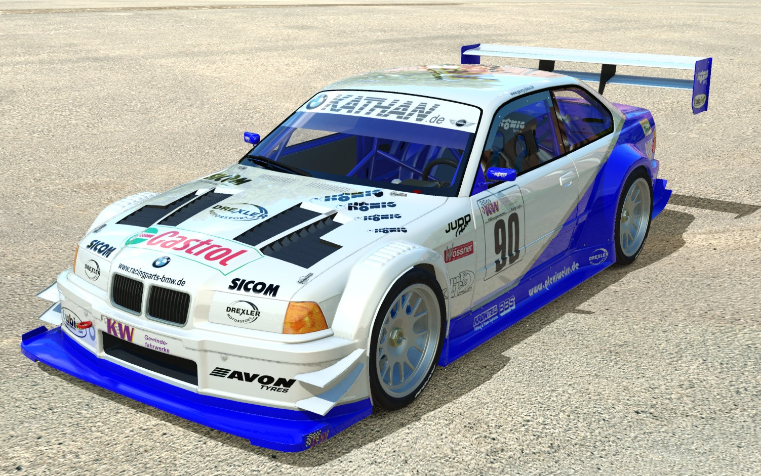 BMW E36 320 JUDD V 8 Georg Plasa 1.0b - Assetto Corsa