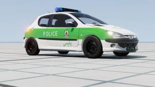 405 tuned & 206 Police v1.5 - BeamNG.drive