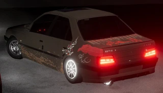 405 tuned & 206 Police v1.5 - BeamNG.drive