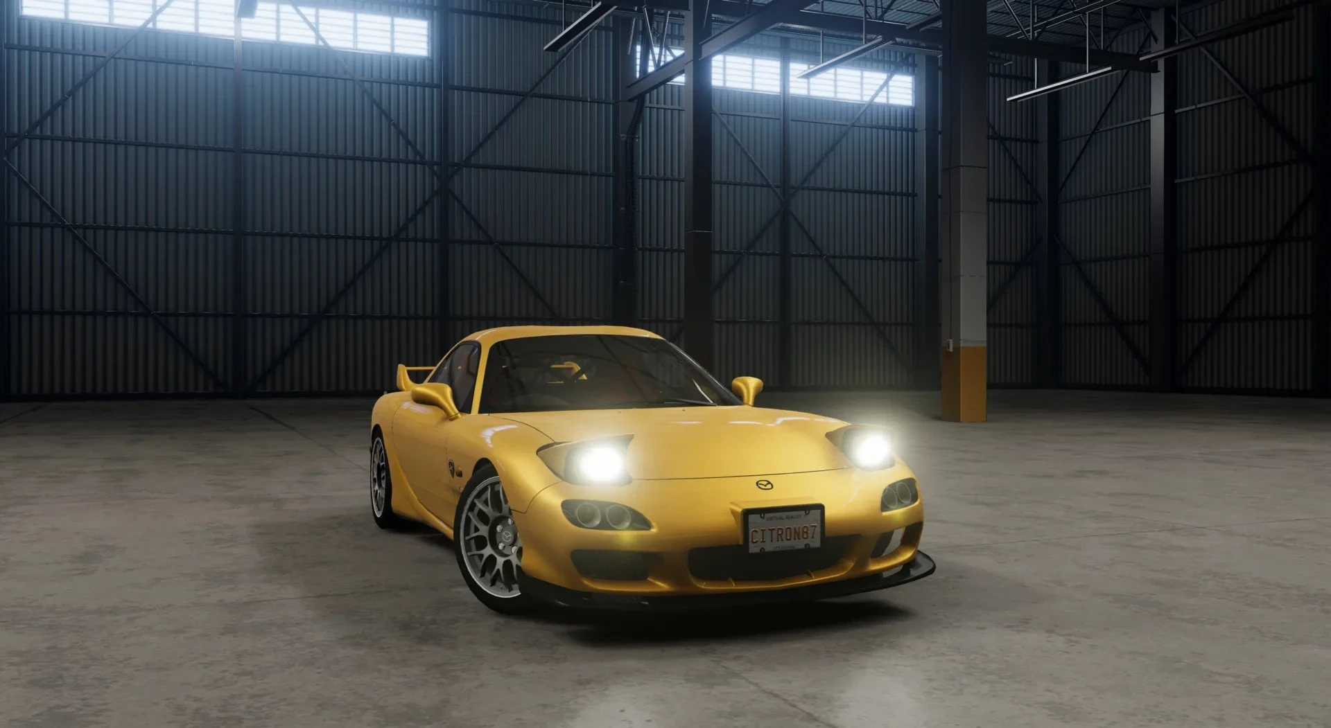 Mazda RX7 (Rotary sounds) 1 - BeamNG.drive