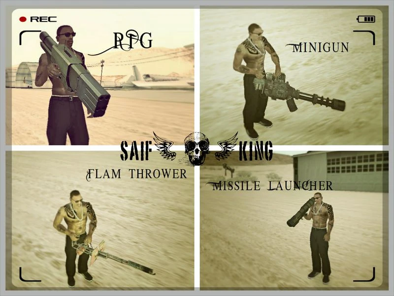 GTA San Andreas Weapons Mods, GTA SA Weapons - ModLand.net