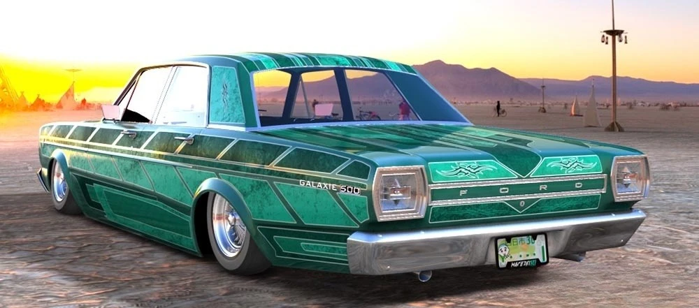 Ford Galaxie 500 Lowrider v1.0 - Assetto Corsa