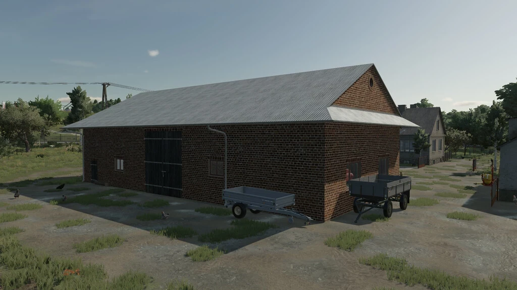 Barn With Garage And Chicken Coop v 1.0 - FS 22