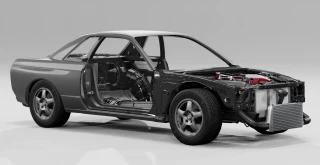 Nissan Skyline GTR R32 (with full chassis) v1.1 - BeamNG.drive