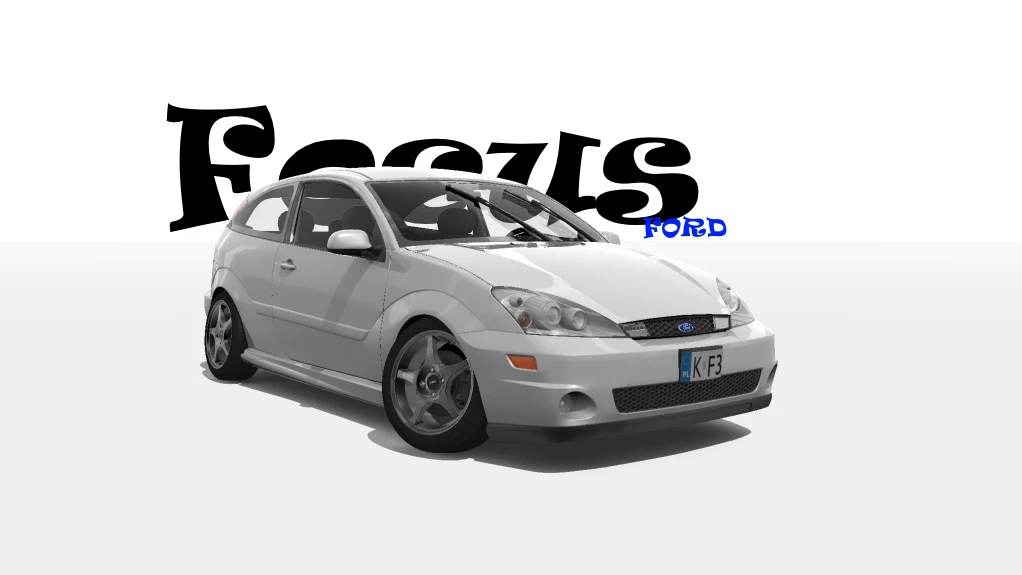 FORD FOCUS MK1 (custom polish plate, converted to euro version) v2.0 ...