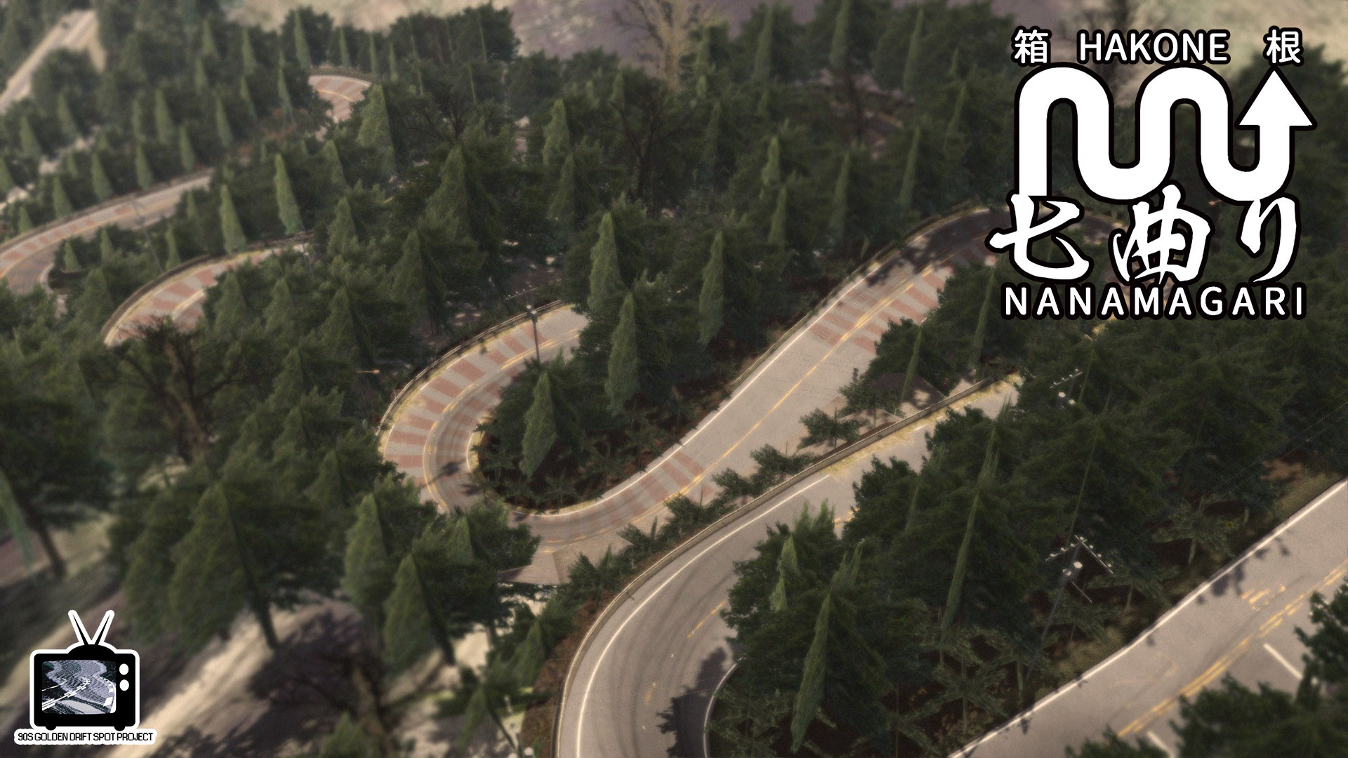 90s Golden Drift Spot Project #2 - Hakone Nanamagari 3 - Assetto Corsa