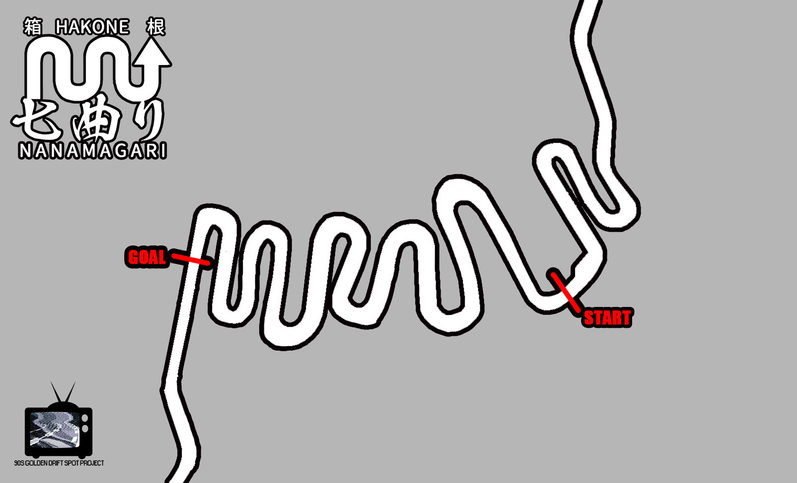 90s Golden Drift Spot Project #2 - Hakone Nanamagari 3 - Assetto Corsa