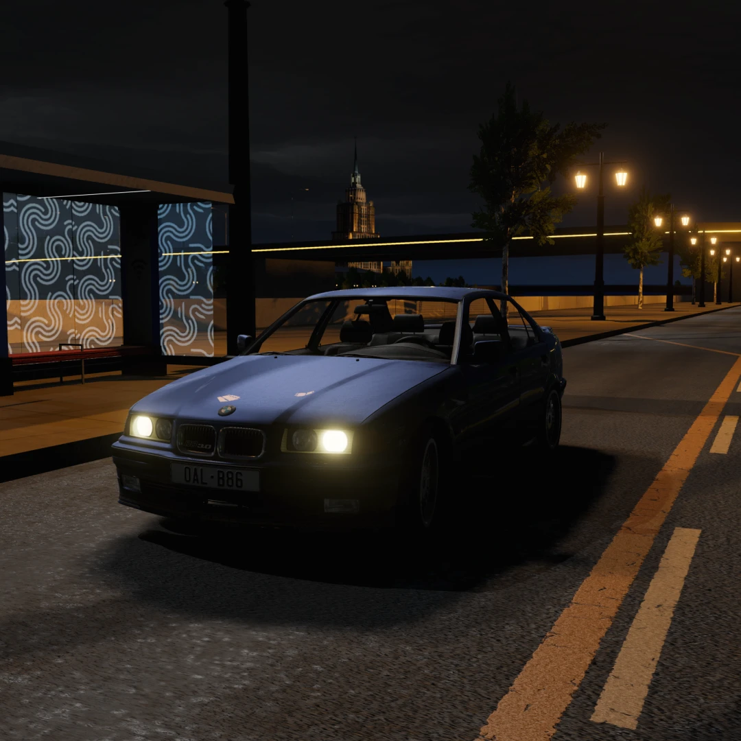 BMW E36 Baked Optics v1.6 - BeamNG.drive