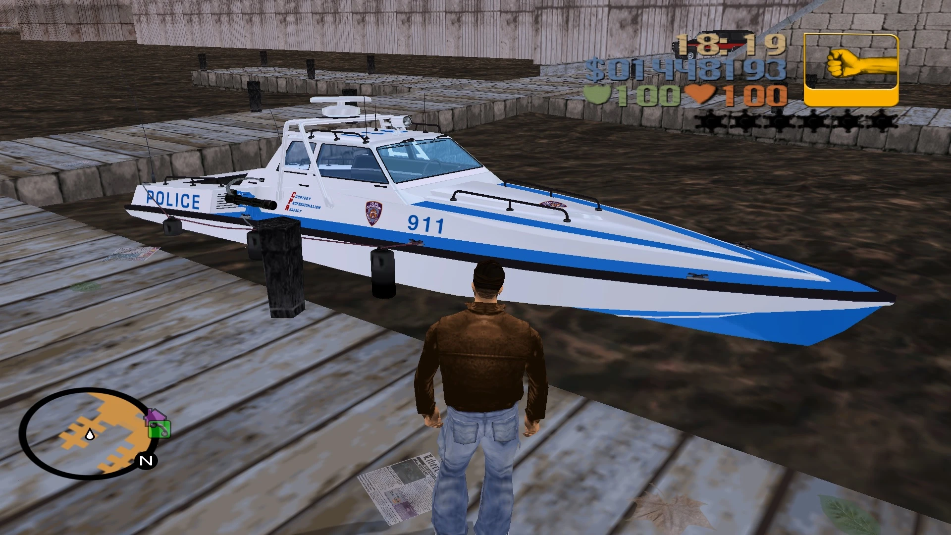 Predator police boat v1.0 - GTA 3