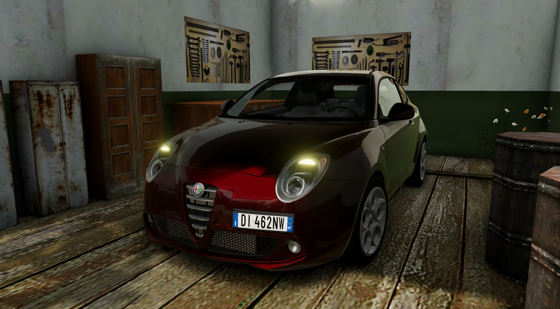 2008-2013 Alfa Romeo MiTo BeamNG Mod 1.5 - BeamNG.drive