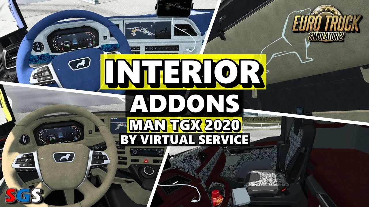 Insanux Custom Interior for MAN TGX 2020 v1.1 - ETS 2
