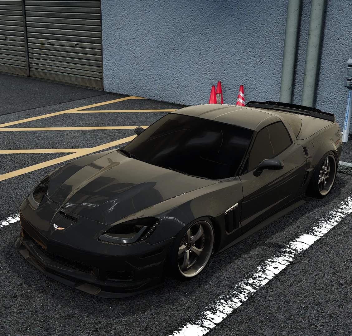 Corrvette C6 With widefap suspension - BeamNG.drive