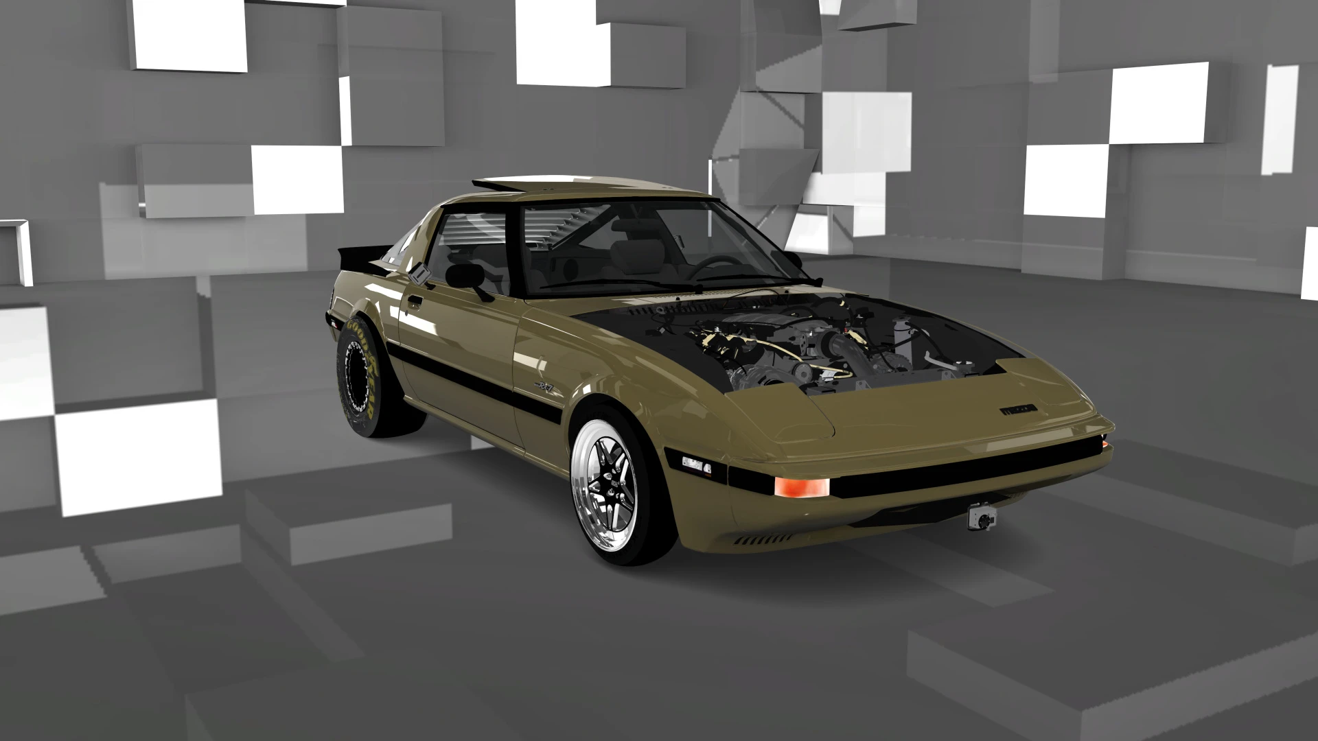 1985 Mazda RX7 FB LS3 Drag v2 - Assetto Corsa