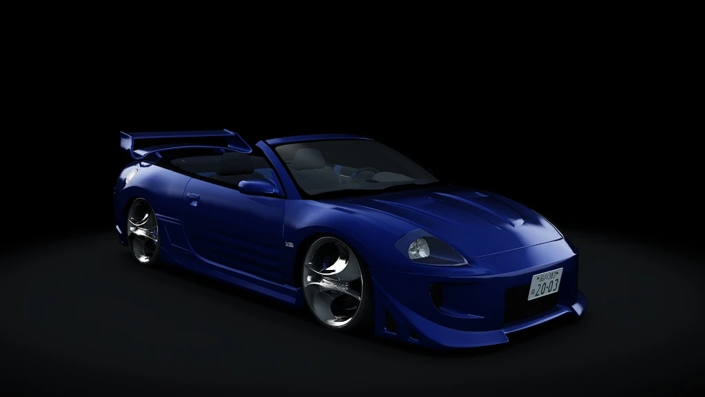 Mitsubishi Eclipse Spyder Spocom 1.0.1 - Assetto Corsa