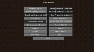 OptiFine HD - Mod for Graphics Enhancement in Minecraft vU J1 pre6 - Minecraft