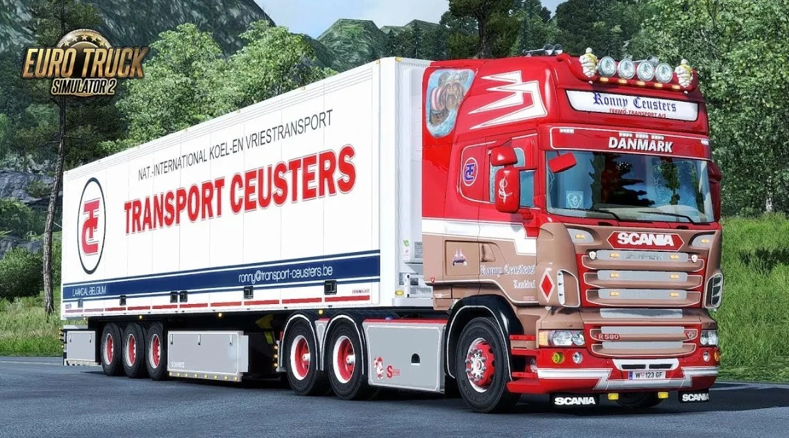 Scania V8 ''Ronny Ceusters'' Open Pipe 1.0 - ETS 2