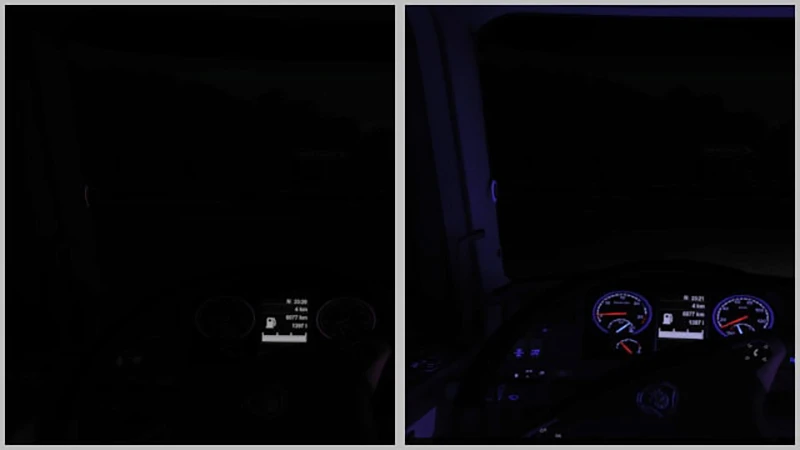 Interior Cabin Lights v1.0 - ETS 2