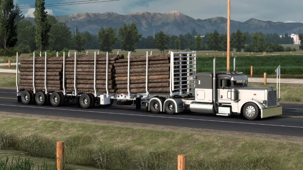 Manac Logging Trailer v2.3.2 - ATS