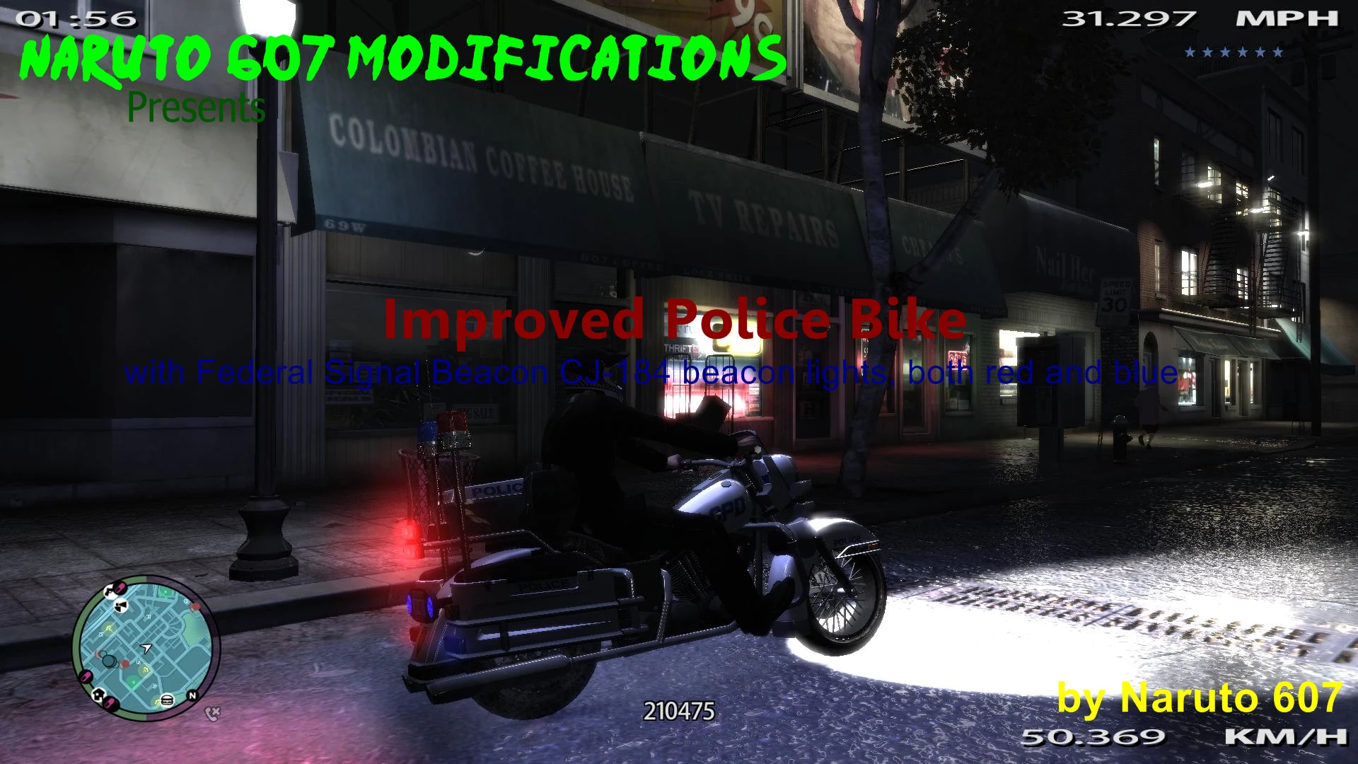 Improved Police Bike - GTA 4