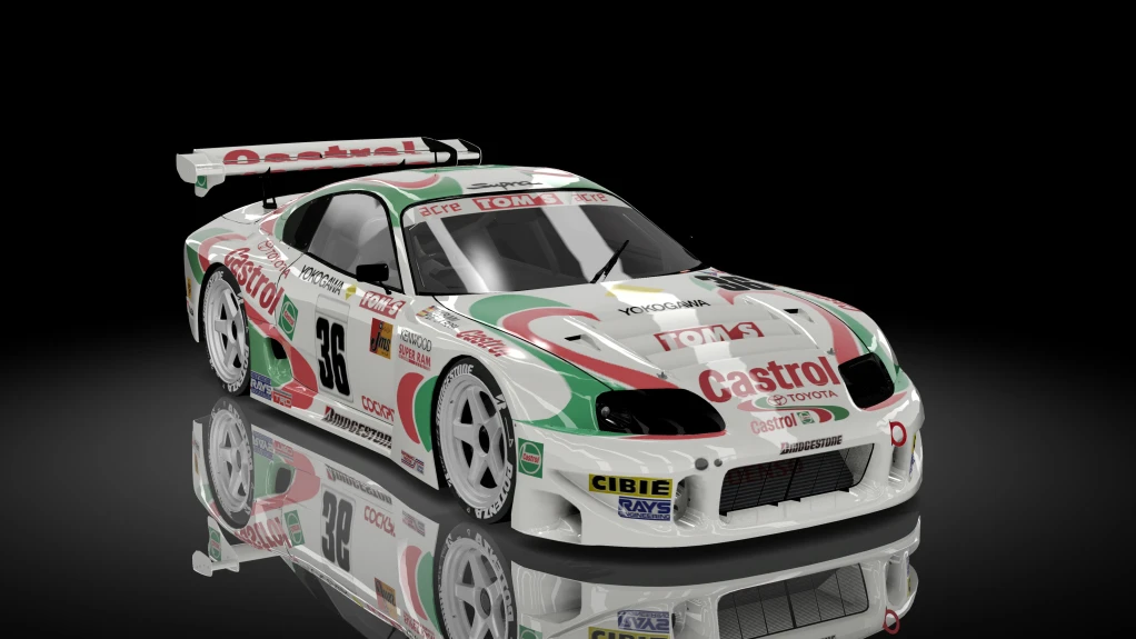 Toyota Castrol TOMS SUPRA JGTC GT500 0.9 - Assetto Corsa