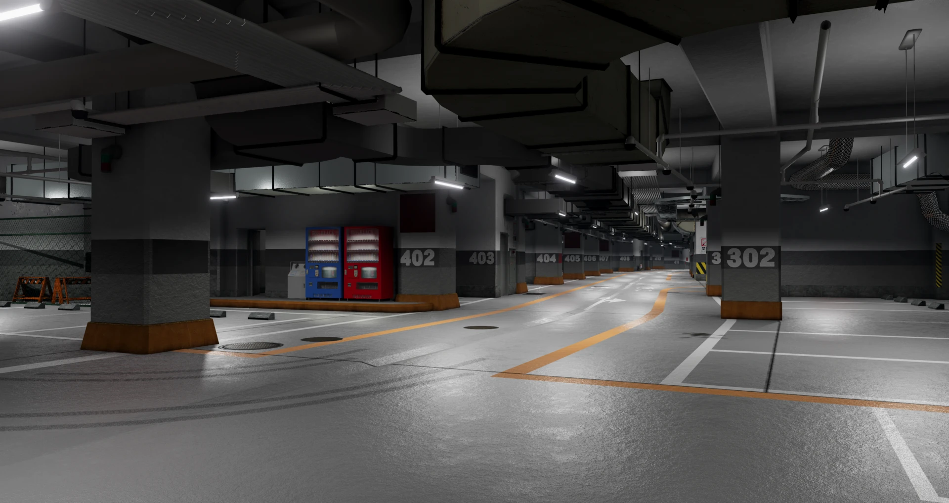 Kamurocho Underground Carpark Showroom (Yakuza 4) 1.0 - BeamNG.drive