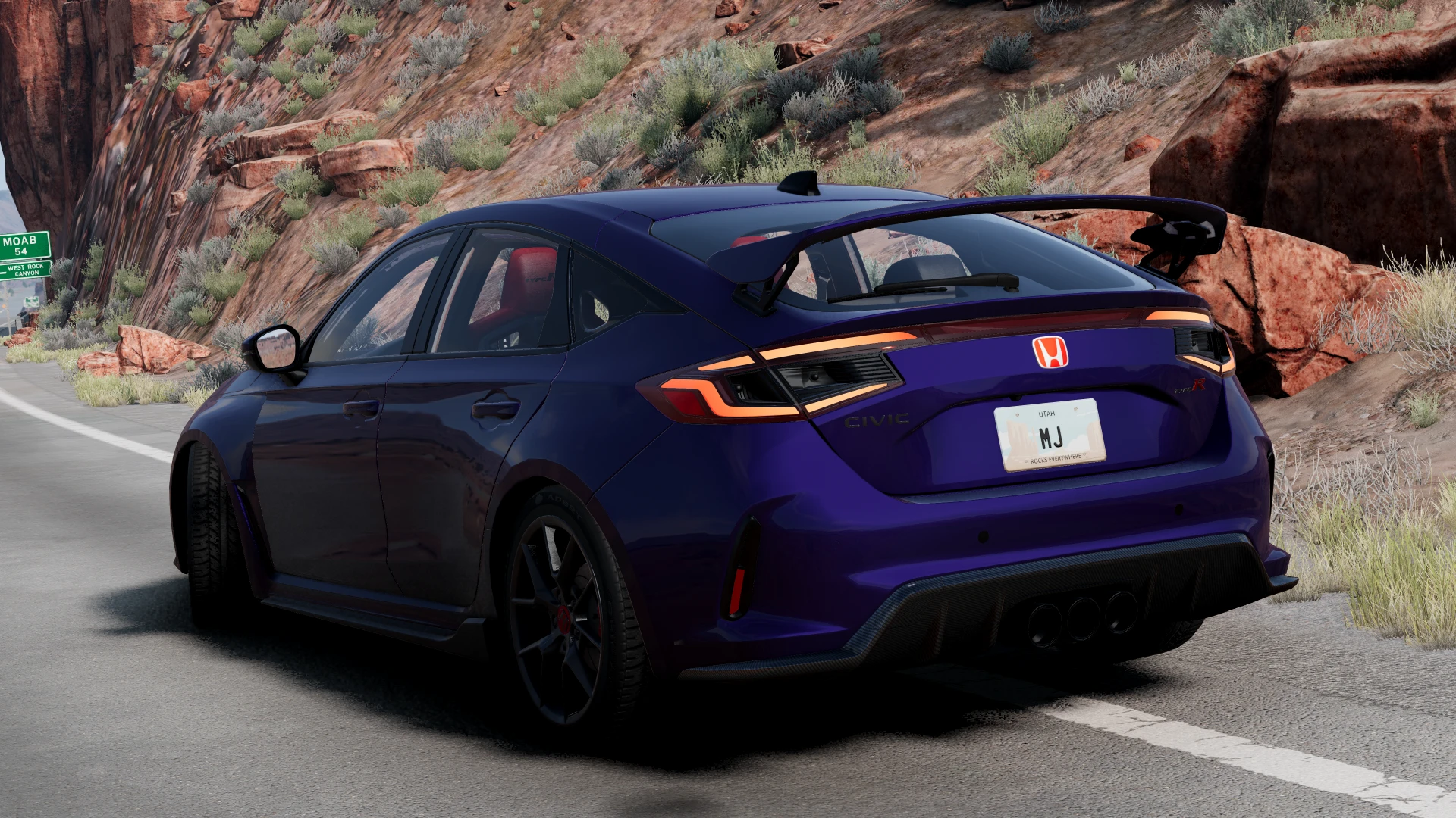 Honda Civic Type R Custom Newest - BeamNG.drive