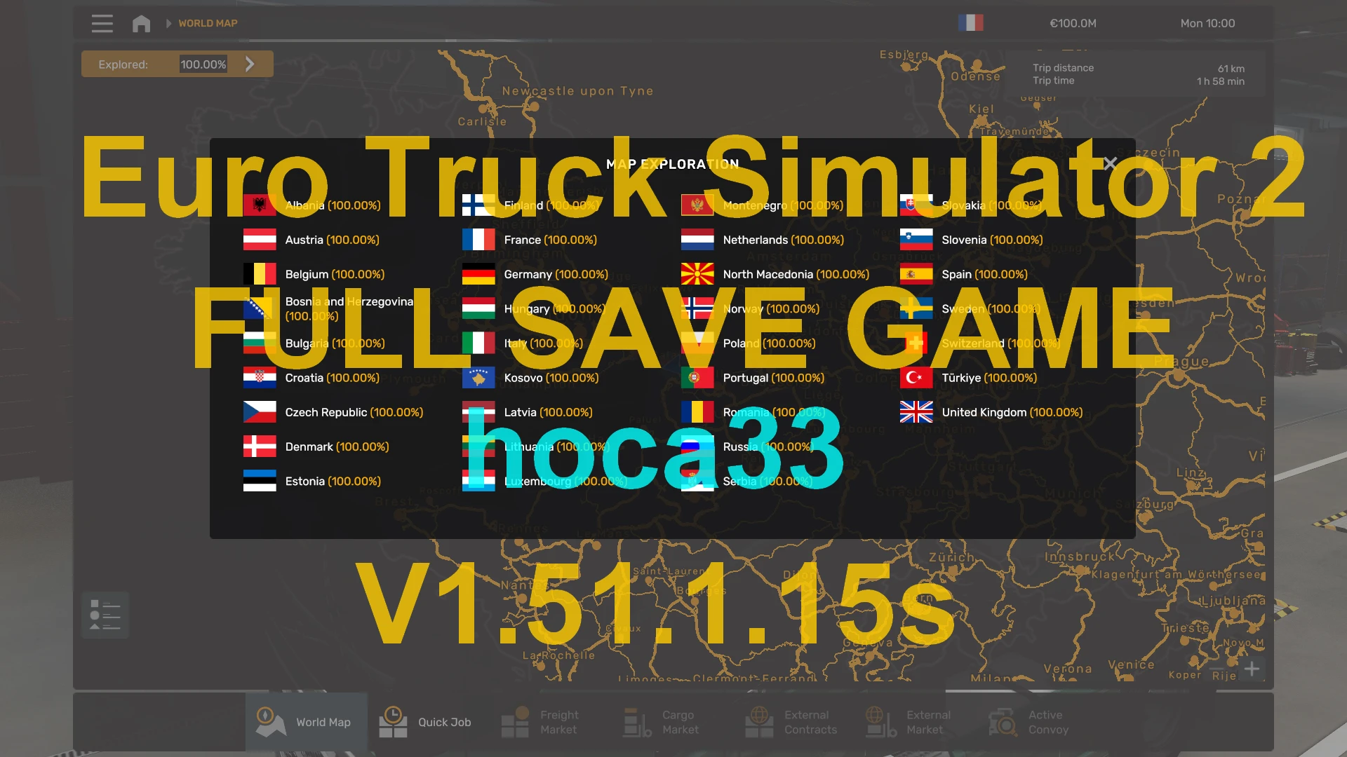 ETS 2 - Save Game - Profile v1.51.1.15s 1.0 - ETS 2