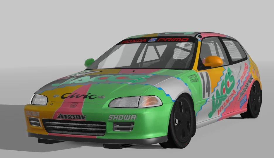 HONDA CIVIC EG6 JDM STOCK 1994-1995 with interior 1992-1993 DEFINITIVE ...