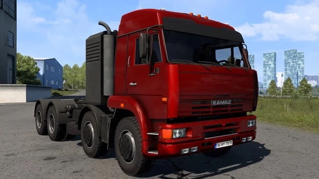 Kamaz 6460 + Trailers v9.0 - ETS 2