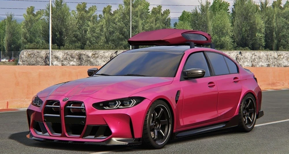 BMW M3 Competition G80 Roofbox v1.0 - Assetto Corsa