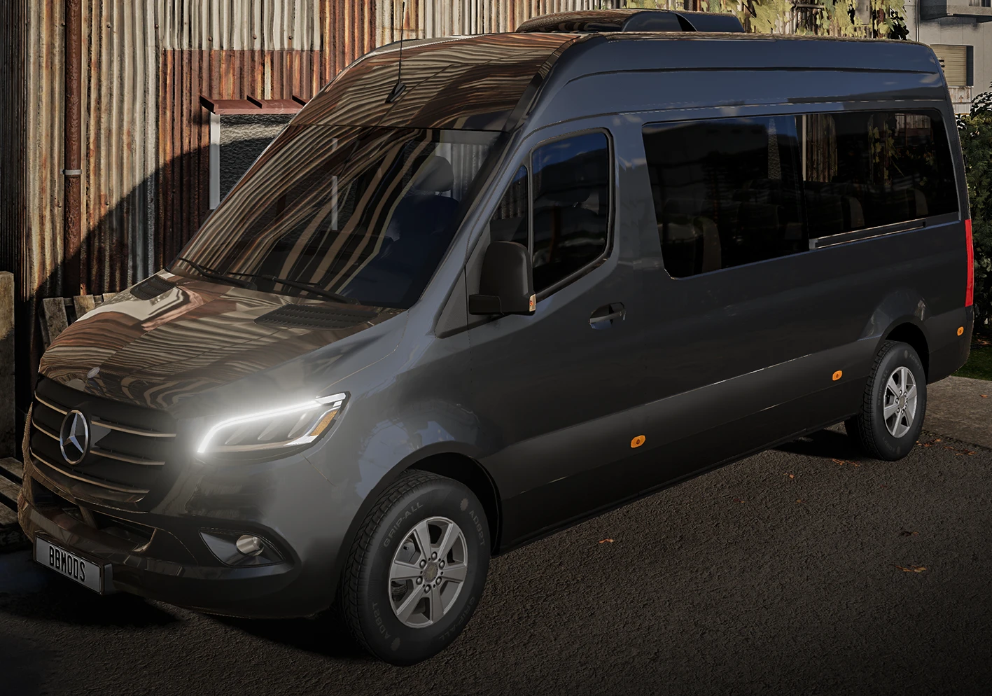 Mercedes-Benz W907 70 cfgs + кузов L4H3 + Air Suspension + Maybach 4.0 ...