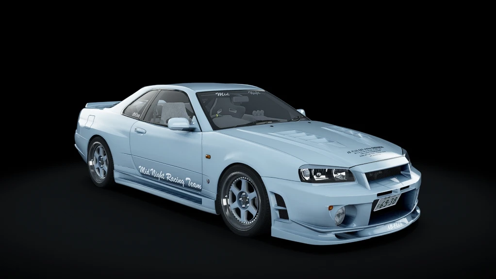 Nissan Skyline GTR R34 Mid Night Abflug 1.1 - Assetto Corsa