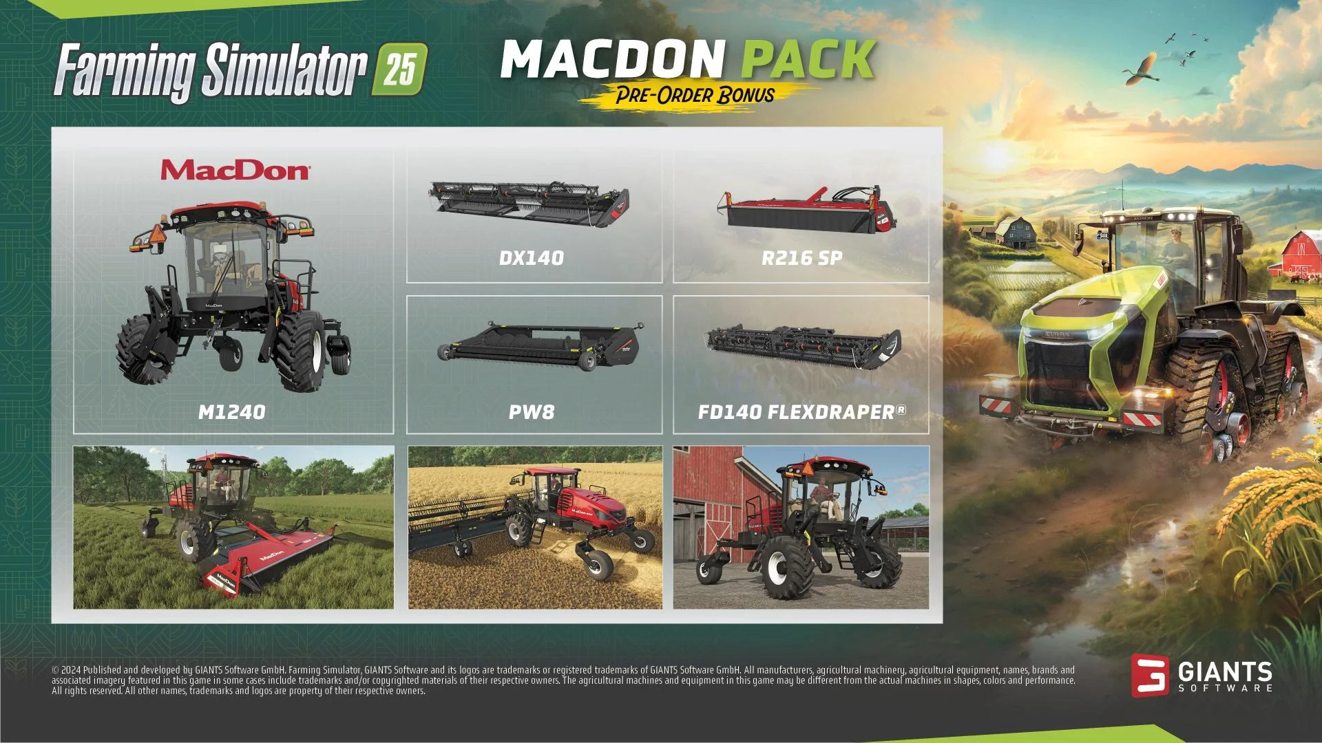 New MacDon Pack for FS25: Detailed Review - FS25