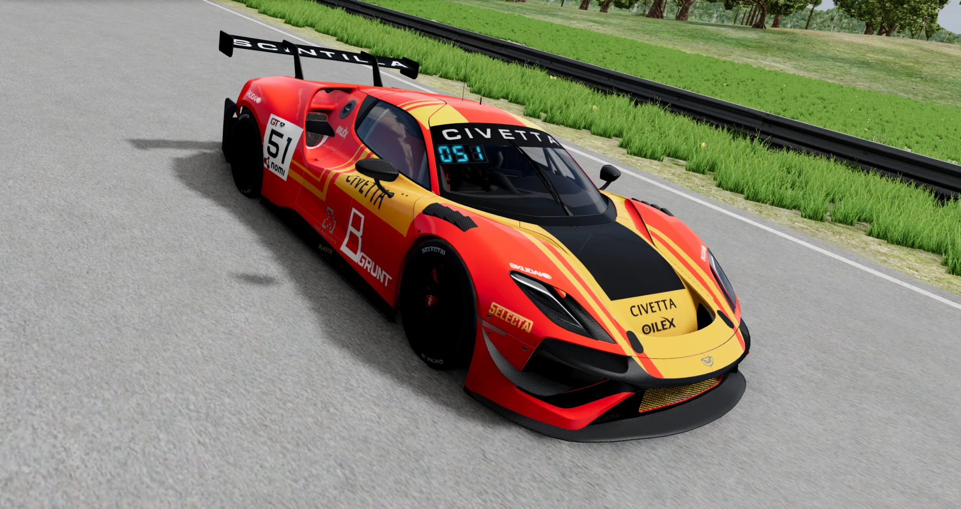 AF Corse-Francorchamps Motors-based skin for the Scintilla GT3 1.0 ...