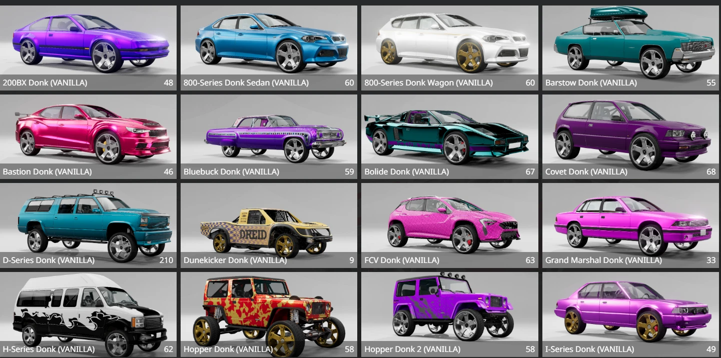 FallGem's Config Pack 2.7 - BeamNG.drive