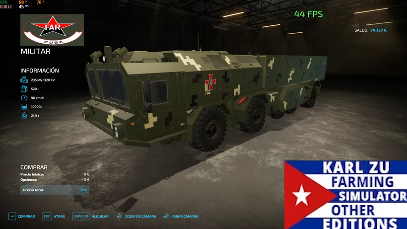FS22_MILITAR_MISIL18 1.1 - FS 22