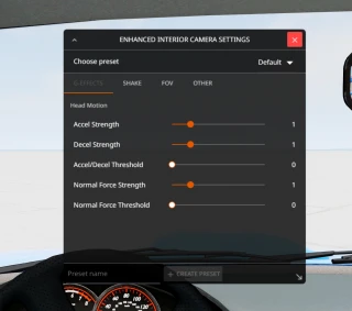 Enhanced Interior Camera 2.2 - BeamNG.drive